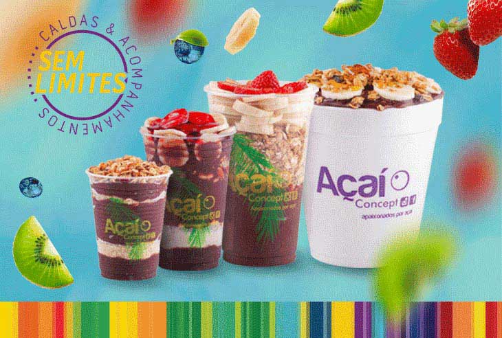 Franquia Açaí Concept — R$ 80 mil