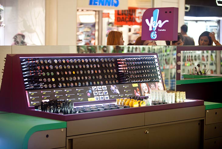 Franquia Yes! Cosmetics — R$ 115 mil